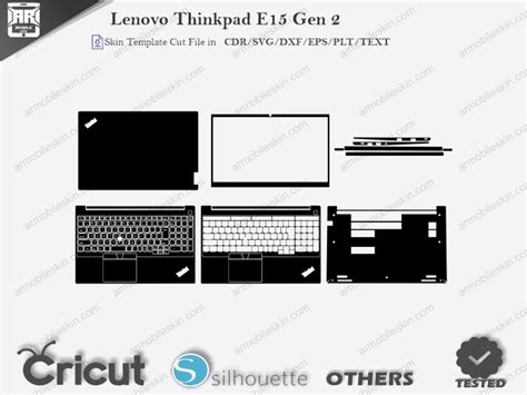 Lenovo Thinkpad E15 Gen 2 Skin Template Vector Armobileskin