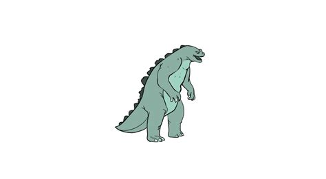 How To Draw Godzilla Easily