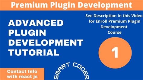 Contact Info Wp Plugin Development With React Js Part 1 Youtube