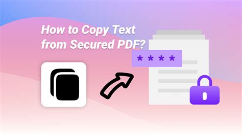 how to copy text from secured pdf updf