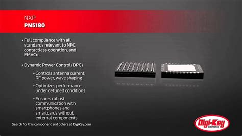 Nxp Pn5180 High Power Nfc Frontend Ic Solution Digi Key Daily Youtube