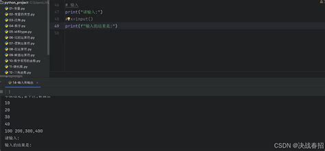 Python小白进阶篇之python的输入和输出、条件语句、循环语句python的输入输出 Csdn博客