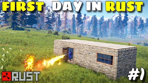 My First Day In Rust Rust Hindi Gameplay 1 Youtube