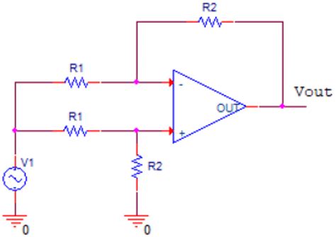 CMRR Measuring Test Circuit Schematic Download Scientific Diagram