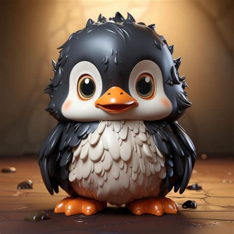 Premium Ai Image Cartoon Penguin Background Penguin Ai Generated