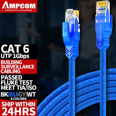 Jual Kabel Ethernet RJ45 Cat6 Lan 24AWG UTP CAT 6 RJ 45 Untuk Modem Router Komputer Desktop