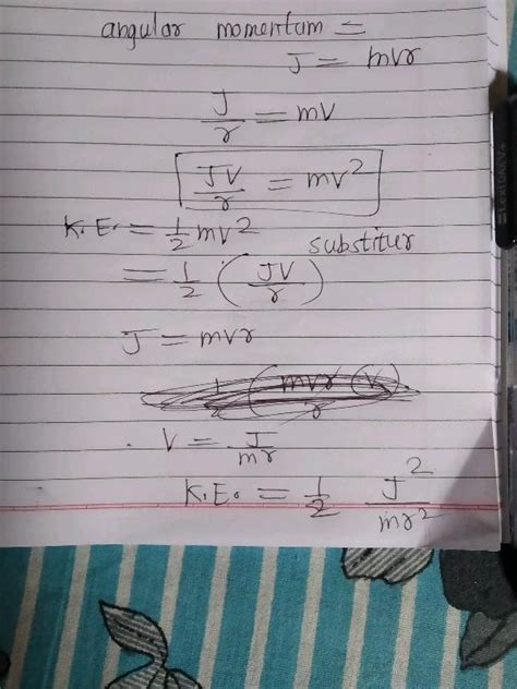 5 The Angular Momentum Of An Electron In A Given Orbit Is J Its