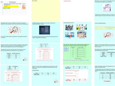 Stratified Sampling Maths Gcse Powerpoint And Activinspire Lesson