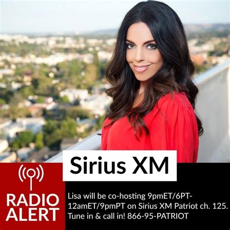 Tune In Tonight Ill Be Co Hosting On Siriusxm Lisa Daftari