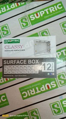 Pvc Modular Open Surface Box White Plastic At 58 Piece In Barmer ID 2853151530248