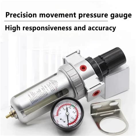 Sfc400 공압 조절기 오일 물 분리기 필터 압축기 펌프 윤활제 수분 12인치 티몬
