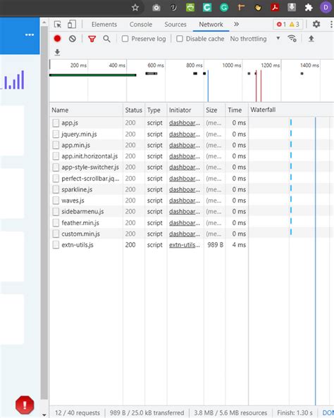 Unable To Load External Js Files And Css Files Required To Load A Page