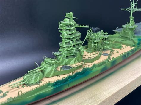 ほそプラネット フジミ 1 700 航空戦艦 伊勢を作る6