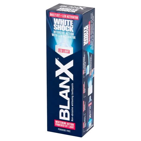 Blanx White Shock pasta do zębów 50 ml + akcelerator BlanX LED - cena ...
