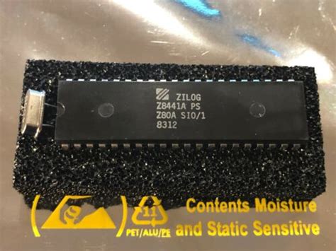 Zilog Z80a Z8441aps Serial I O Input Output 4mhz Xtal New Vintage Nos Ebay