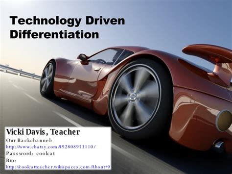 Technology Driven Differentiated Instruction Ppt