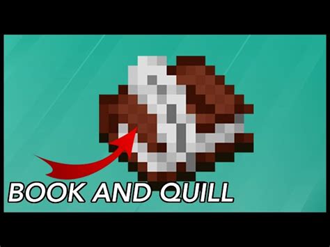 Book And Quill Crafting Recipe