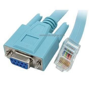Jual KABEL SERIAL DB 9 RS 232 CONSOLE Konsol UNTUK CISCO Switch Router DB9 Female RS232 TO RJ