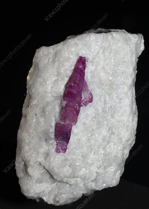 Ruby Quartz Stock Image C048 9126 Science Photo Library