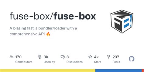 Github Fuse Boxfuse Box A Blazing Fast Js Bundlerloader With A Comprehensive Api Fire