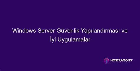 Windows Server のセキュリティ構成とベストプラクティス Hostragons®