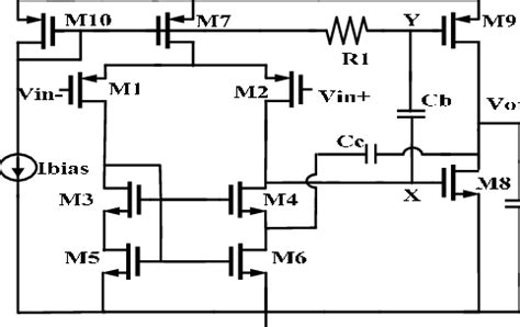 The Proposed Novel Class AB CMOS Operational Amplifier Download Scientific Diagram