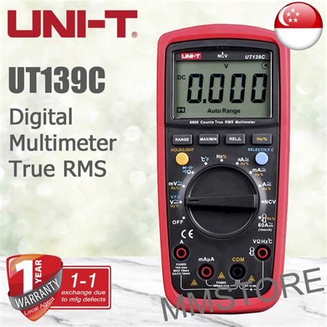 Uni T Ut139c True Rms Digital Multimeter Mm Store