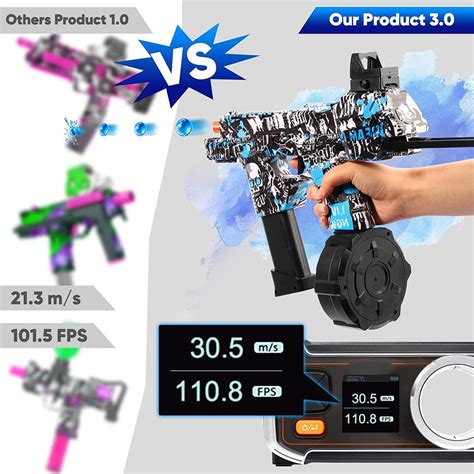 Flux Raider Mp17 Gel Blaster With Drum Tonya Toys