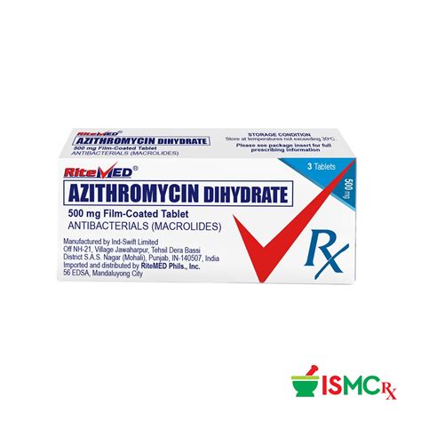 Ritemed Azithromycin 500mg Tablet Iloilo Supermart Online Aton Guid Ini