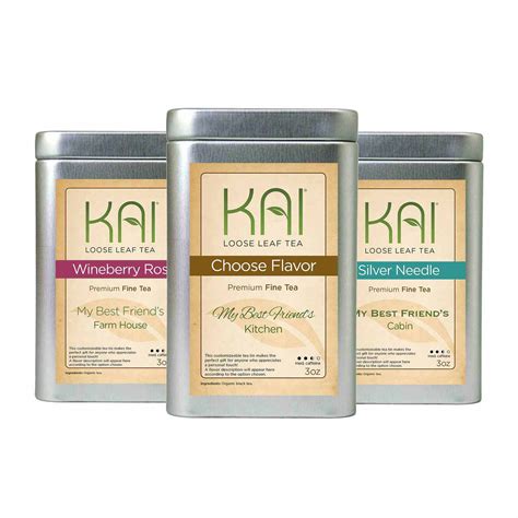 Personalize A Tea Tin Kai Organic Tea