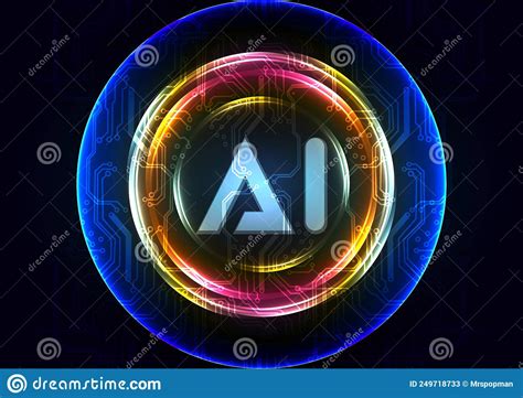 Vector Of An Artificial Intelligence Ai Robot