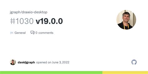 V1900 · Jgraph Drawio Desktop · Discussion 1030 · Github