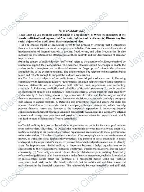 Audit P Y Solved Pdf