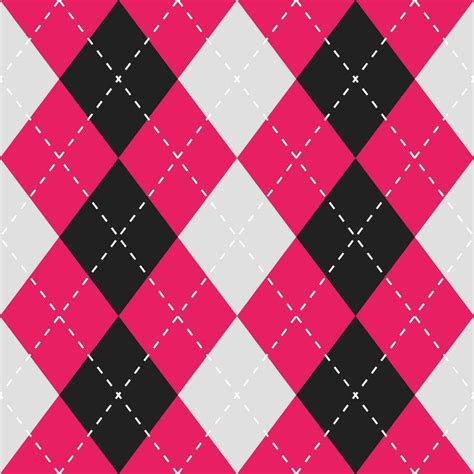 Argyle Vector Pattern Argyle Pattern Pink And Black Argyle Pattern Seamless Geometric Pattern
