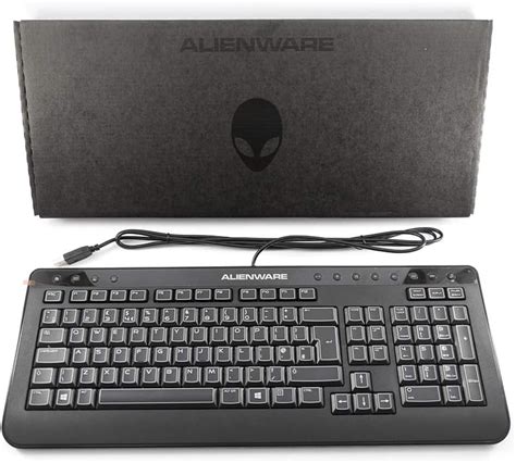 Genuine Original Dell Alienware Usb Keyboard Qwerty Uk Layout