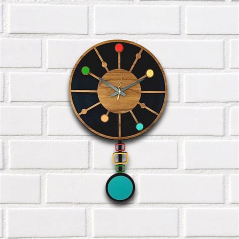 Mid Century Modern Kitchen Clocks Mid Century Modern Wall And Mantle
