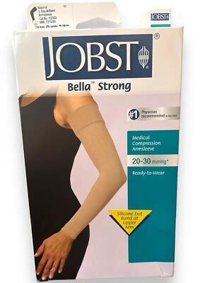 Jobst Bella Strong Medical Compression Armsleeve W Silicone Band 20 30