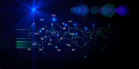 흐린 선과 분석 데이터가 있는 추상 다각형 그리드 인공지능 빅 데이터 비즈니스 기술 및 과학 미래 지향적 인 배경 가상현실에