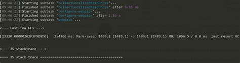 Javascript Heap Out Of Memory Errors After Upgrading 171 180 · Issue 3679 · Sharepoint
