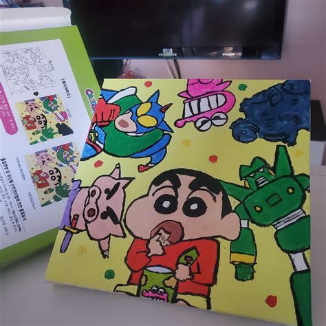 짱구 그림색칠 모으기 하나하나 행복해여 콜리colley