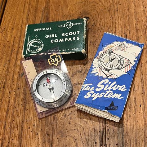 Vintage Silva System Compass Girl Scouts Of America 1960s Etsy