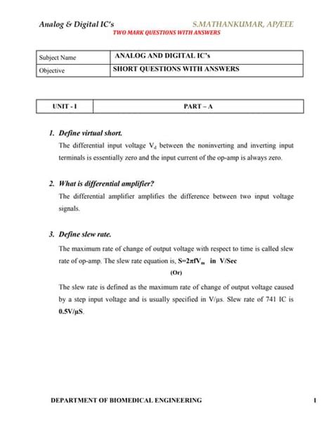 Opamp Integrator And Differentiator Pptx Digital Audio Computer