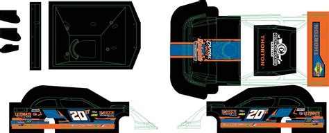 Ricky Thorton Jr Rtj Themed 1rc Late Model Remote Control Car Wrap