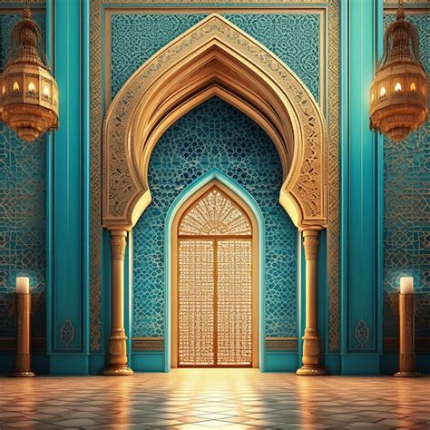 Premium Ai Image Arabic Background