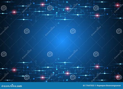 Vector Abstract Background Technology Innovation Stock Vector Illustration Of Internet
