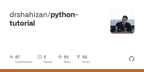 GitHub Drshahizan Python Tutorial