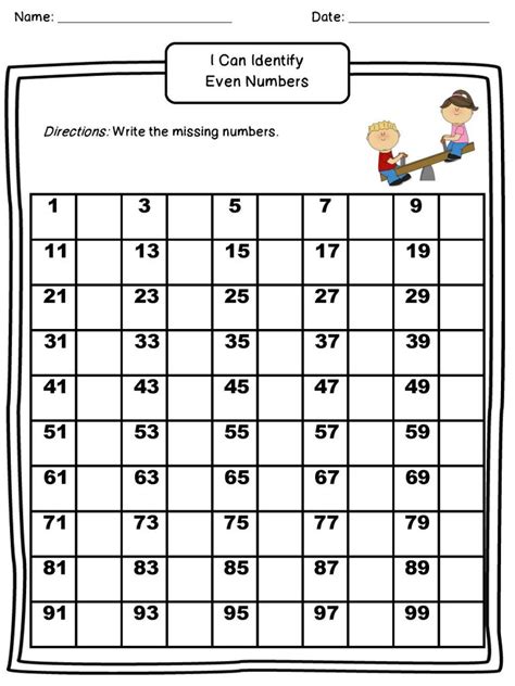 odd and even numbers worksheets activity shelter