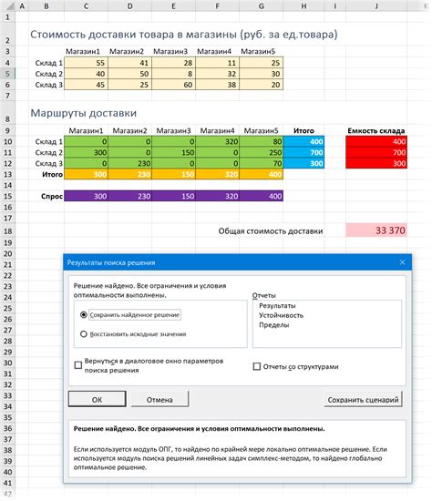Технология оптимизации в Excel Word и Excel помощь в работе с программами