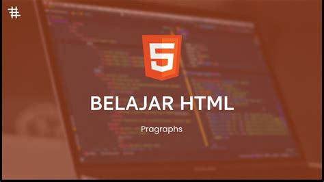 Belajar Html Paragraphs Youtube