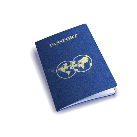 Blank Passport Cover Template